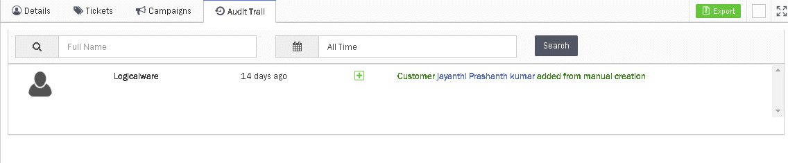 Checking customer record | Puzzel Help Centre